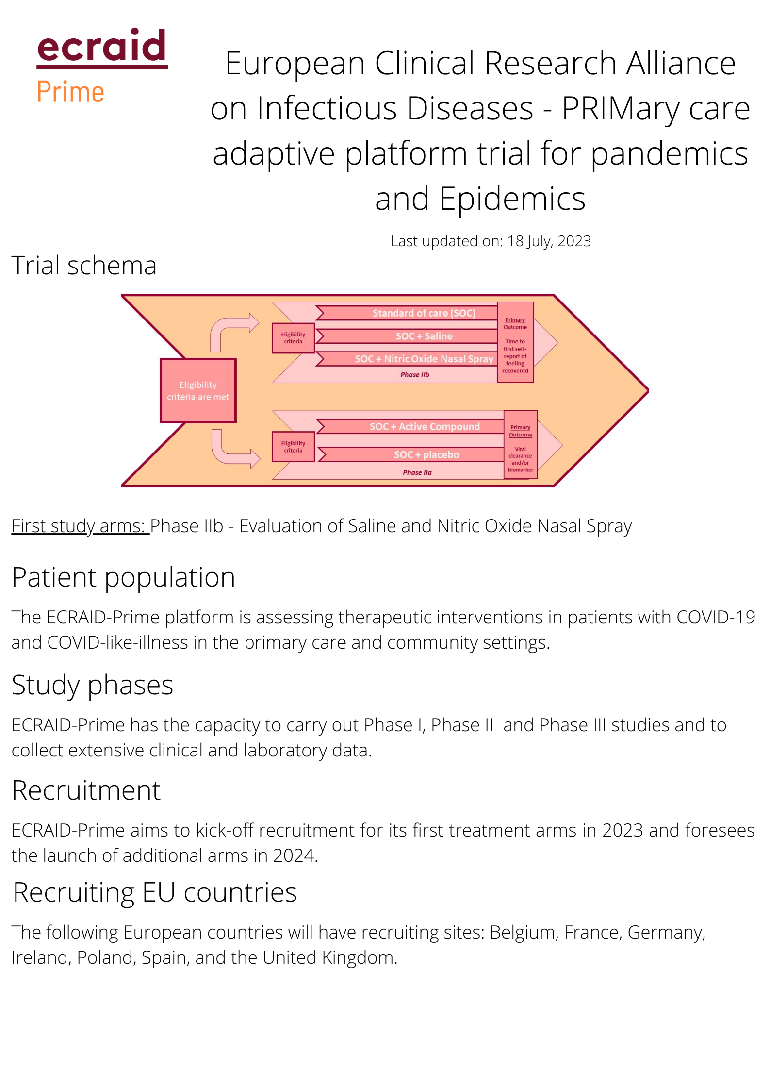 About | EU Covid-19 trials